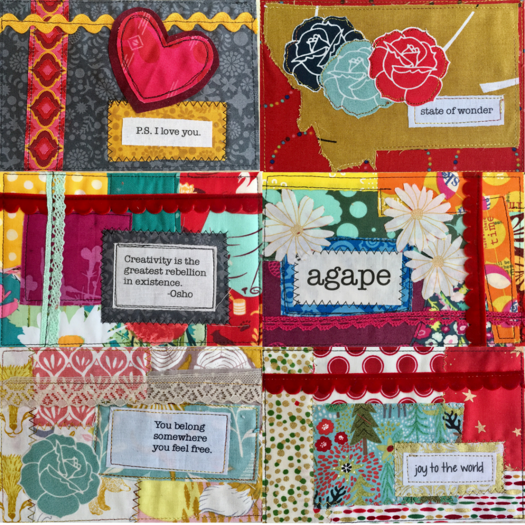 Quilted Postcards are ready to go!